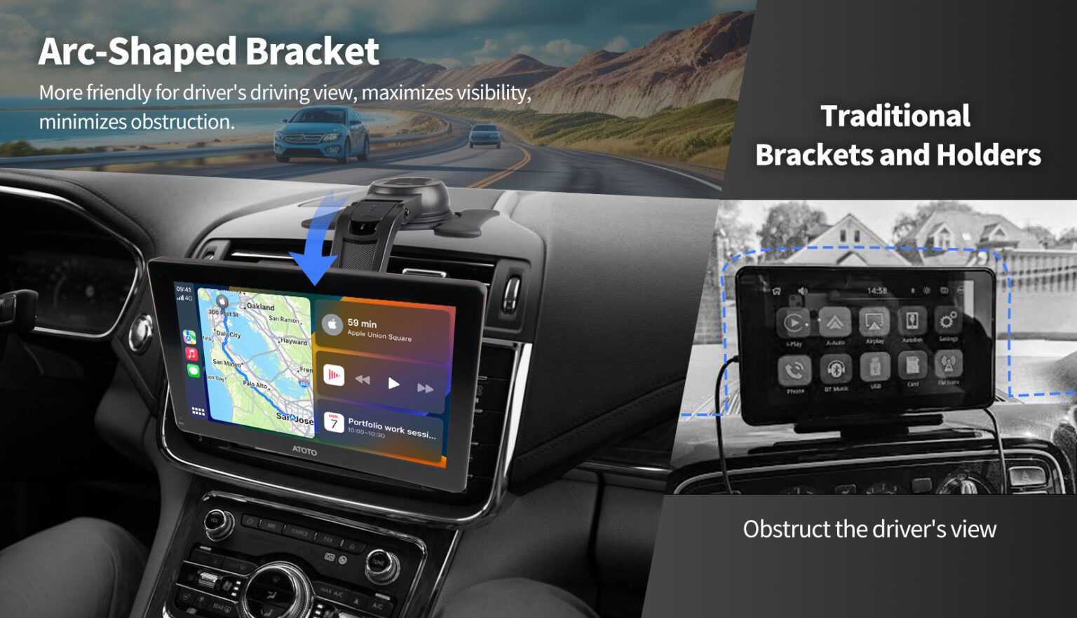 Revolutionizing Your Drive: The ATOTO P909PR 9Inch Portable Android Car ...