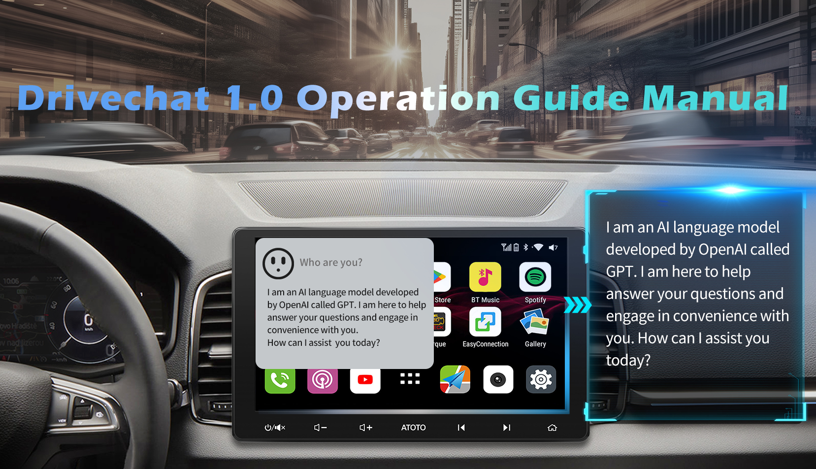 ChatGPT in Cars: ATOTO Unveils Drivechat 1.0 and Future Innovations - ATOTO